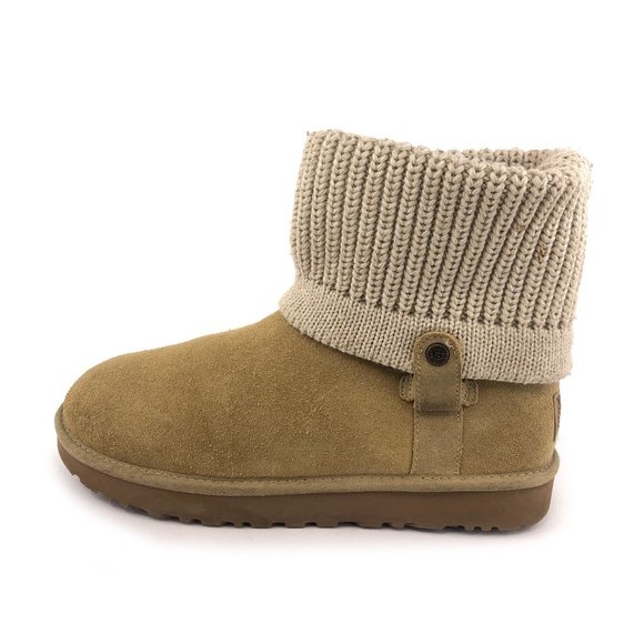 UGG | Shoes | Ugg Australia Saela Rib Knit Cuff Winter Boots | Poshmark
